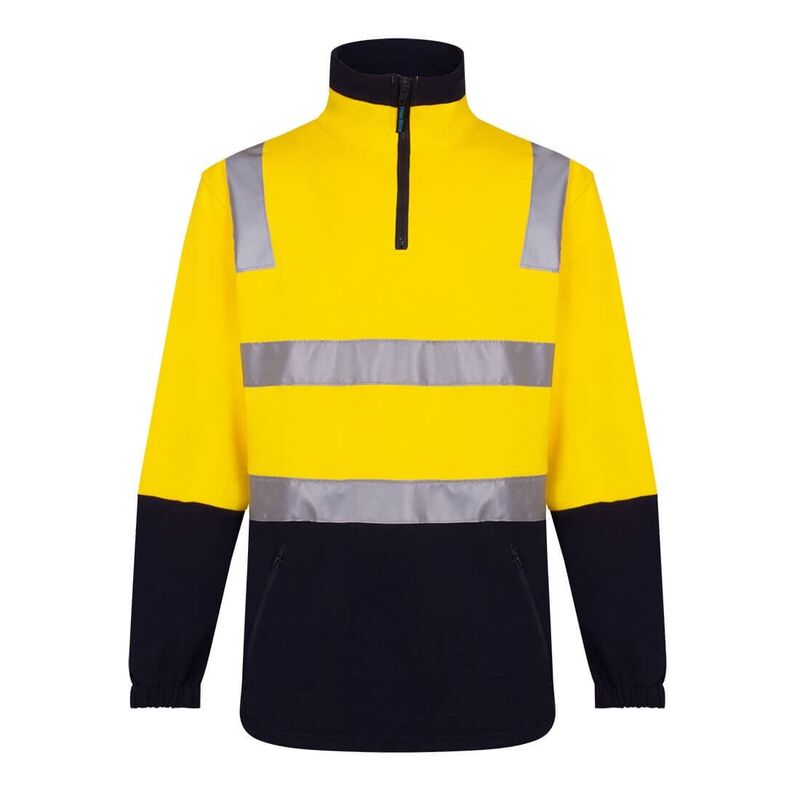 Portwest HiVis Reflective Cotton 1/2 Zip Pullover | SWF Group